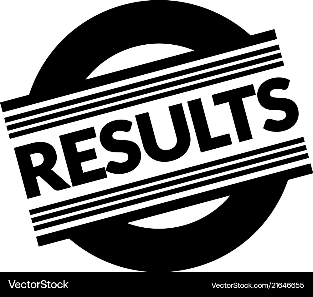 Results Stamp - Celebrate Success! Royalty Free Vector Image