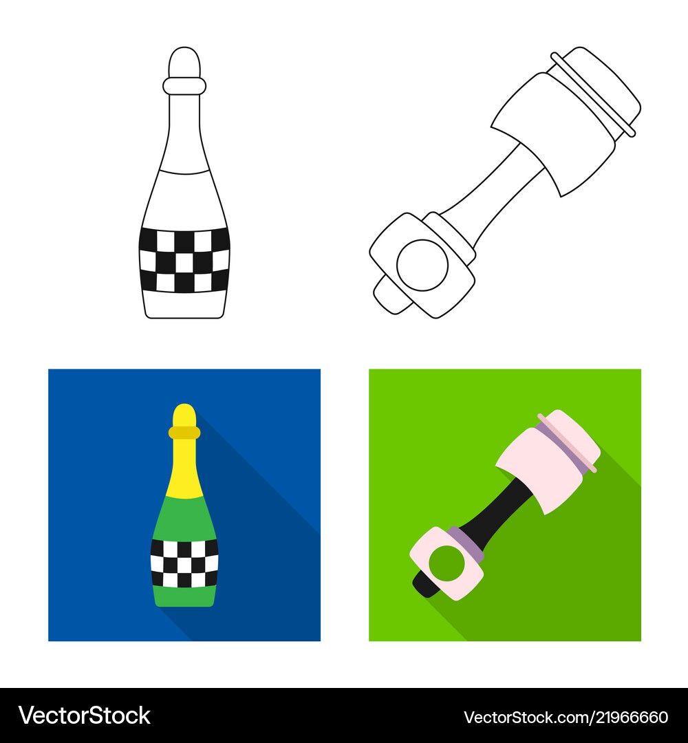 Car and rally logo set Royalty Free Vector Image