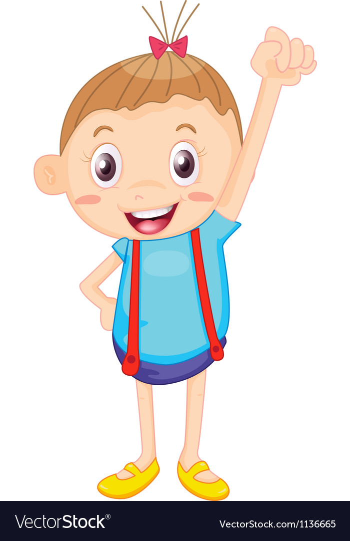 A kid Royalty Free Vector Image - VectorStock
