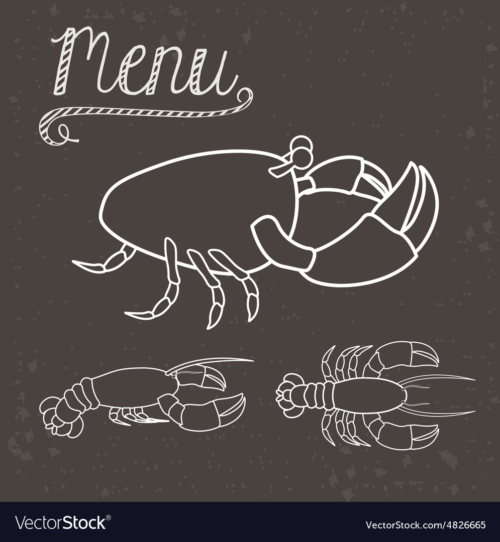 Menu design Royalty Free Vector Image - VectorStock