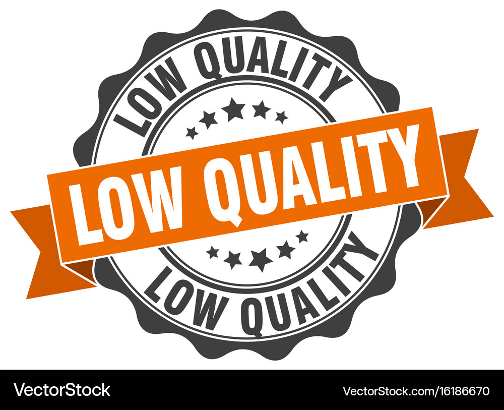 Low quality stamp sign seal Royalty Free Vector Image
