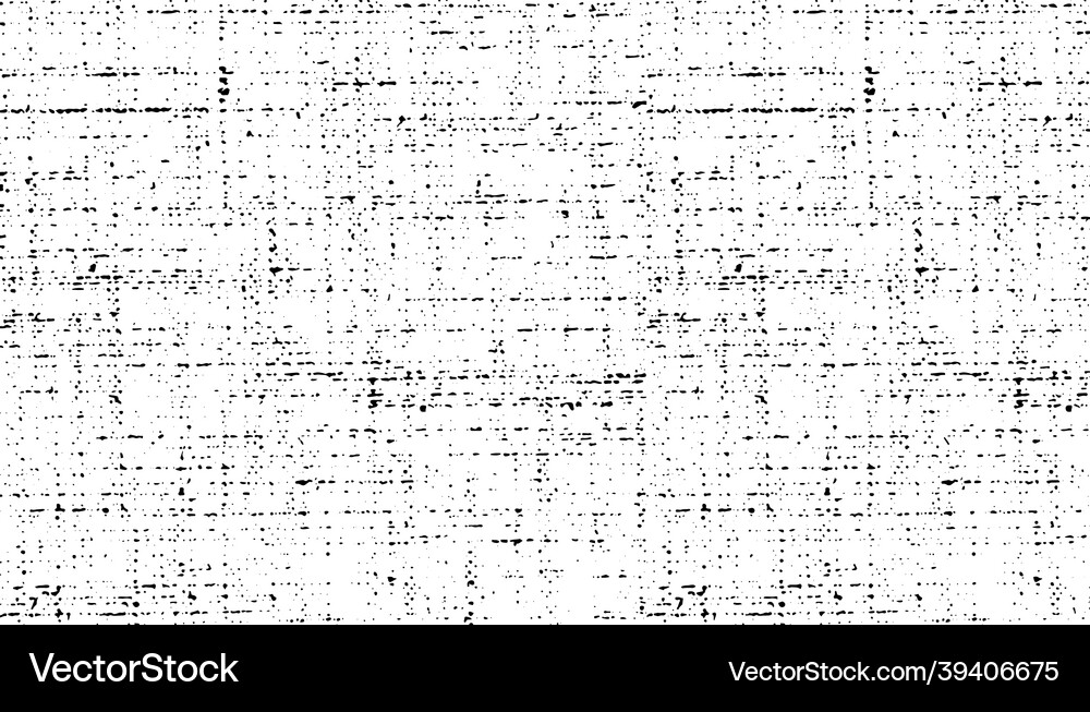 Distressed fabric texture of weaving Royalty Free Vector