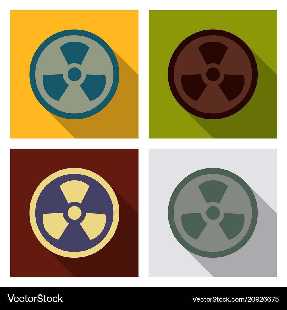 Sign of nuclear danger Royalty Free Vector Image