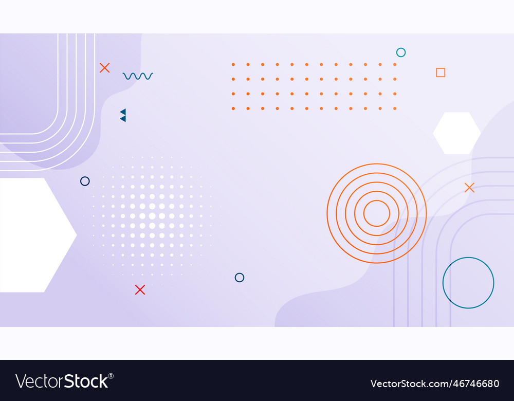 Abstract memphis pattern backdrop wallpaper Vector Image