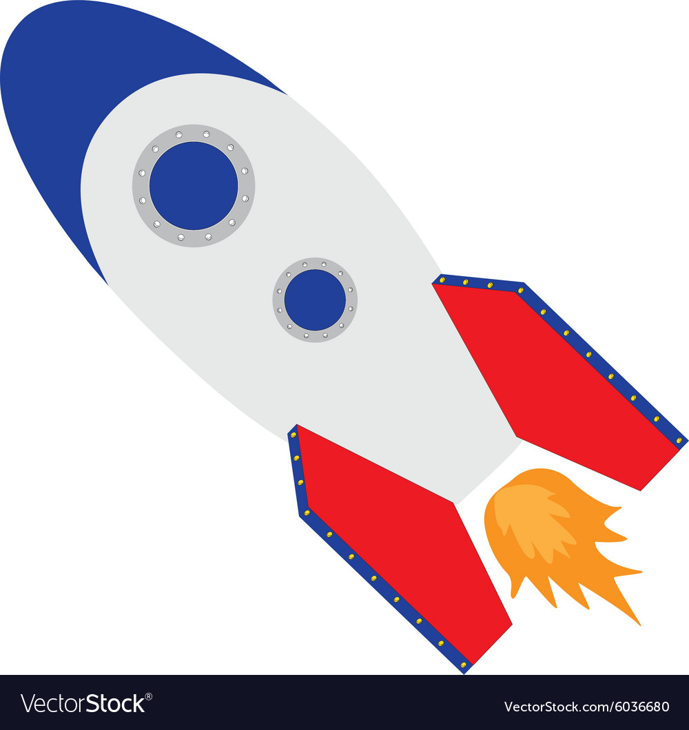 Space rocket Royalty Free Vector Image - VectorStock
