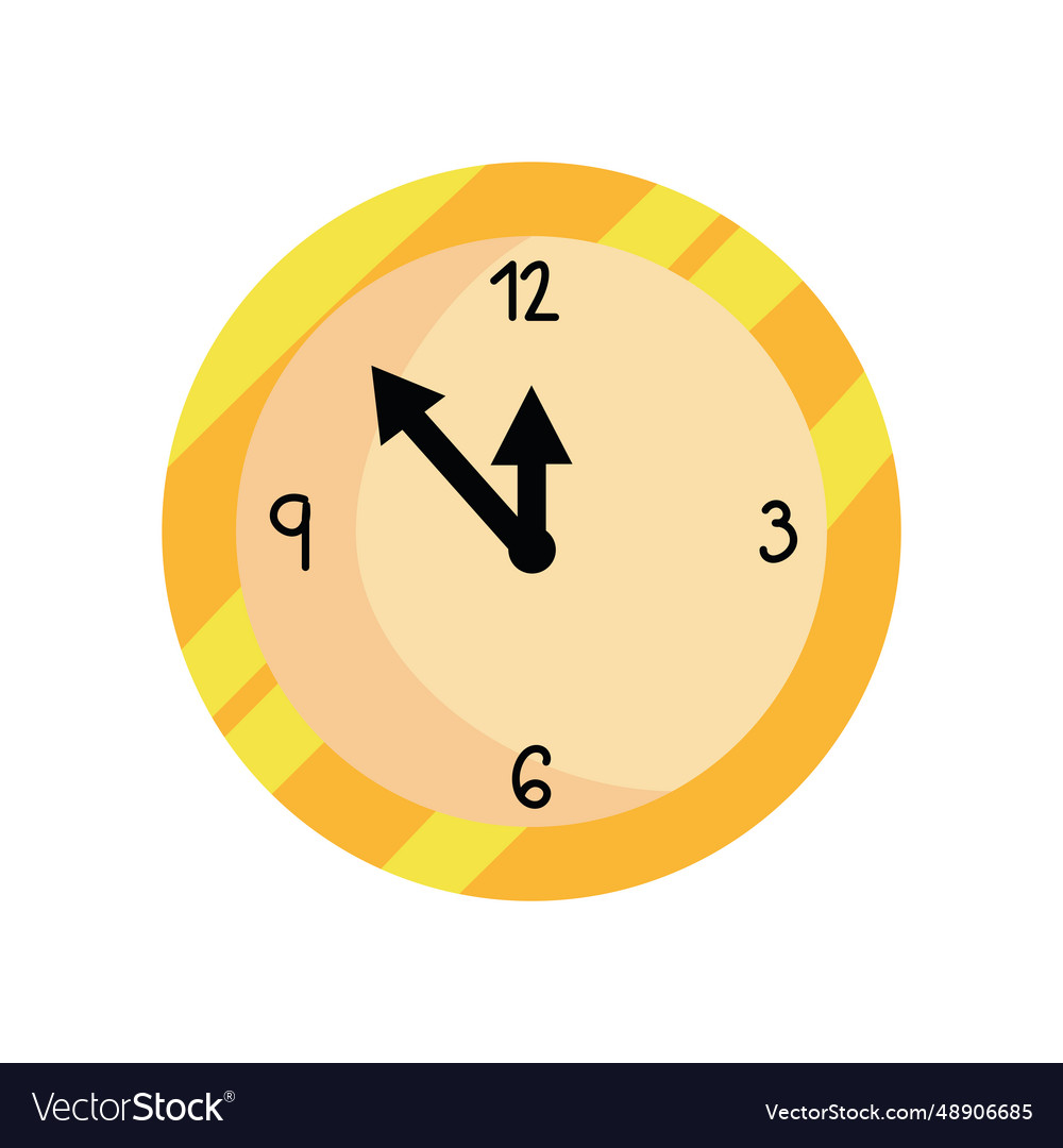 Clock time Royalty Free Vector Image - VectorStock
