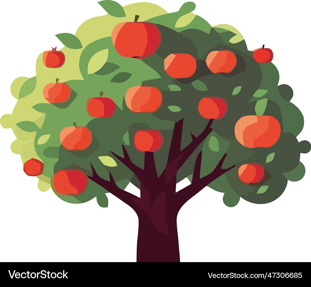 Fresh fruit symbolizes growth in natural Vector Image