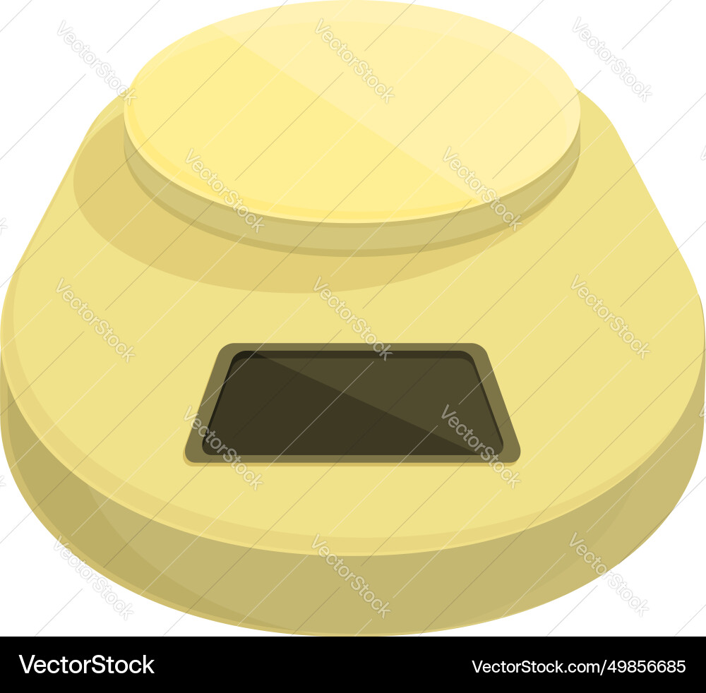 Product kitchen scales icon cartoon Royalty Free Vector