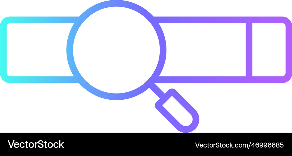 Search engine marketing icon with blue duotone Vector Image
