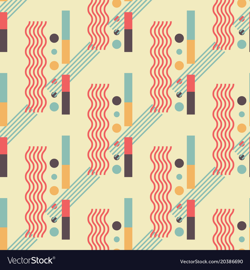 Vertical wave flow seamless pattern Royalty Free Vector