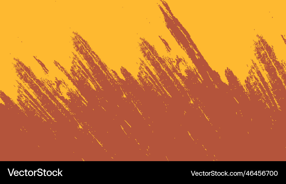Abstract yellow and brown grunge scratch texture Vector Image