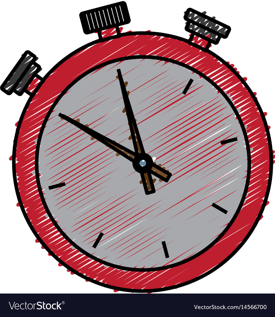 Chronometer device icon Royalty Free Vector Image