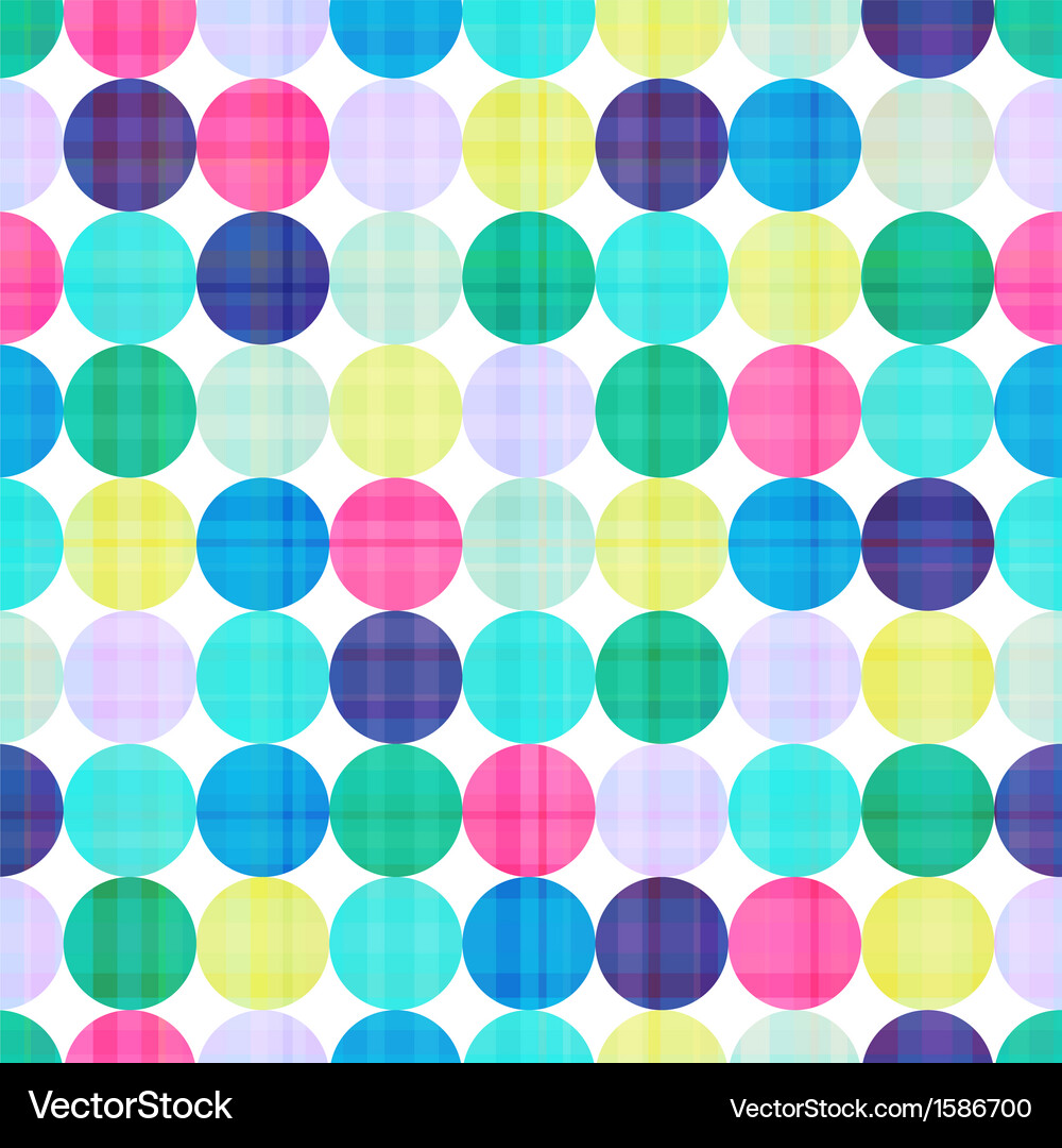 Colorful Polka Dot Background Royalty Free Vector Image