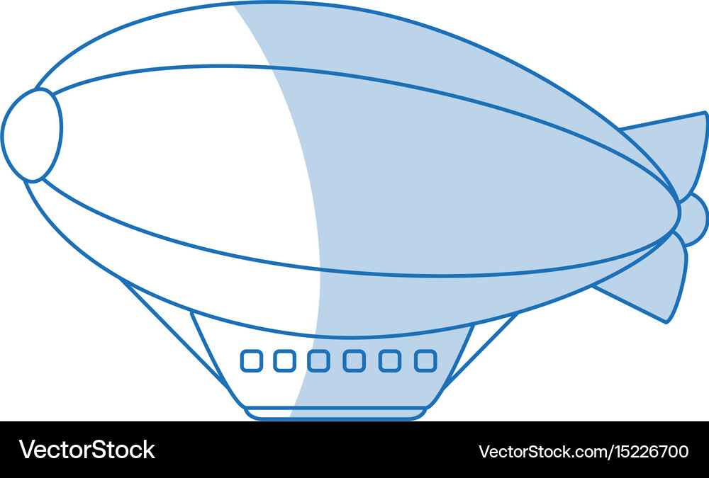 Dirigible icon design Royalty Free Vector Image