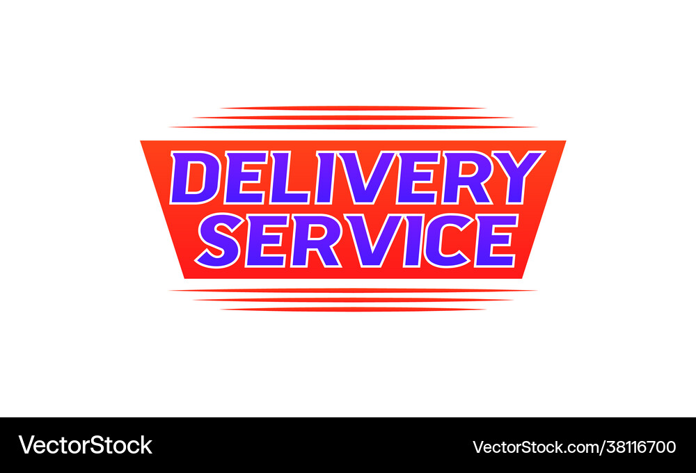 Express fast time delivery order logo banner Vector Image