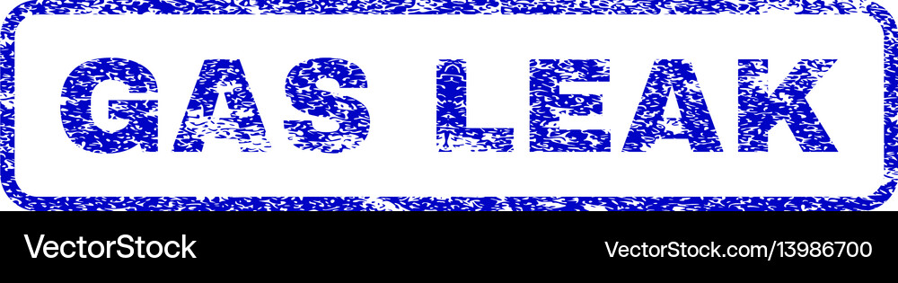 Gas leak rubber stamp Royalty Free Vector Image