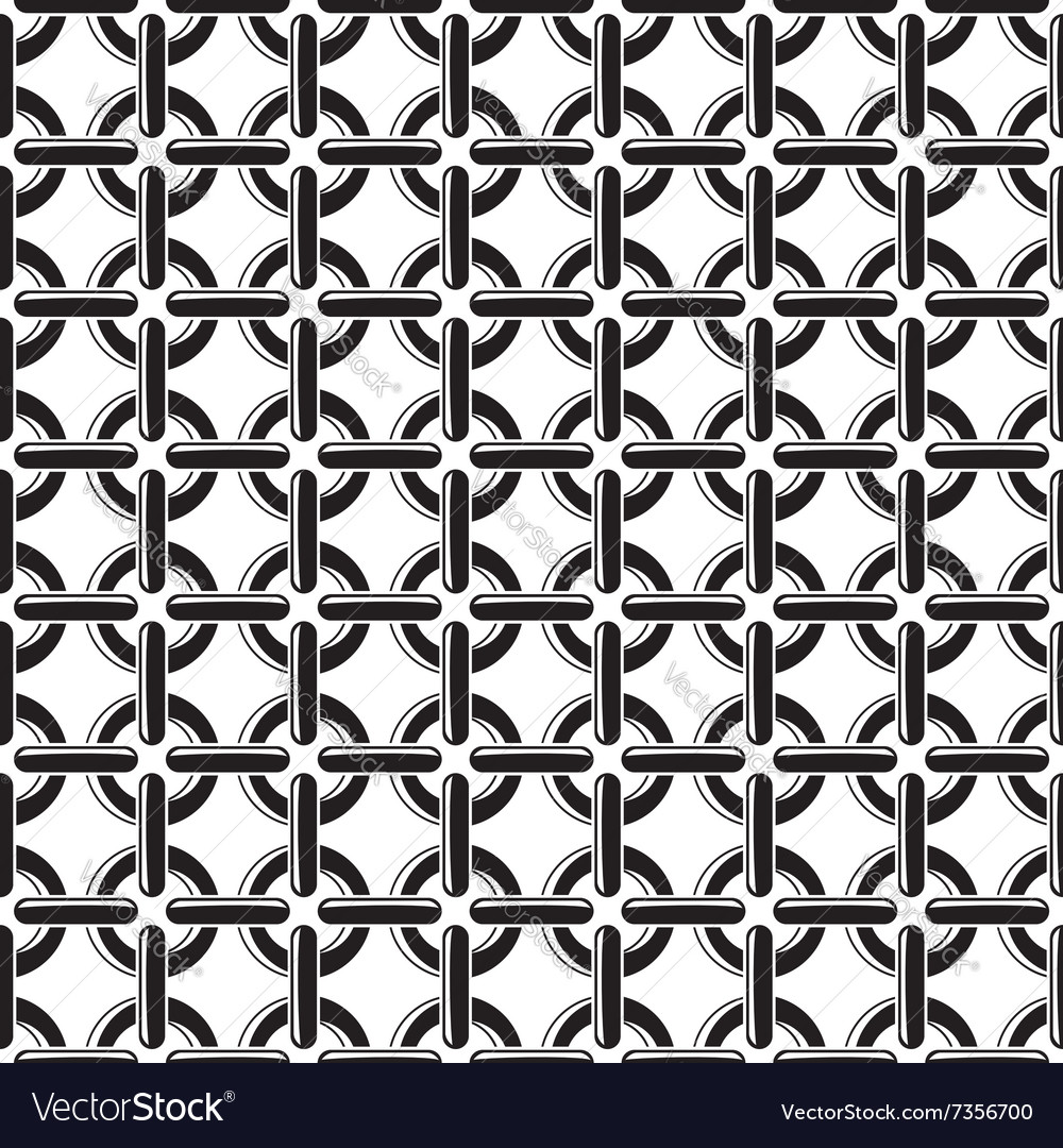 Seamless chain pattern Royalty Free Vector Image
