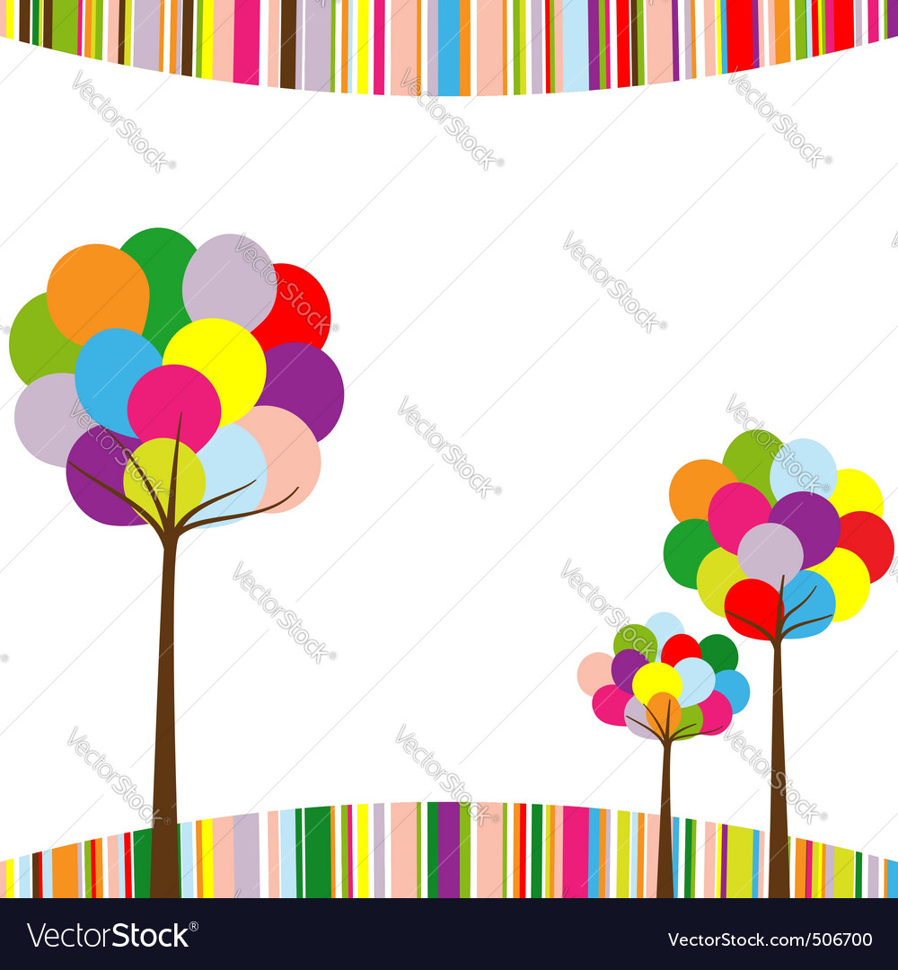Springtime border Royalty Free Vector Image - VectorStock