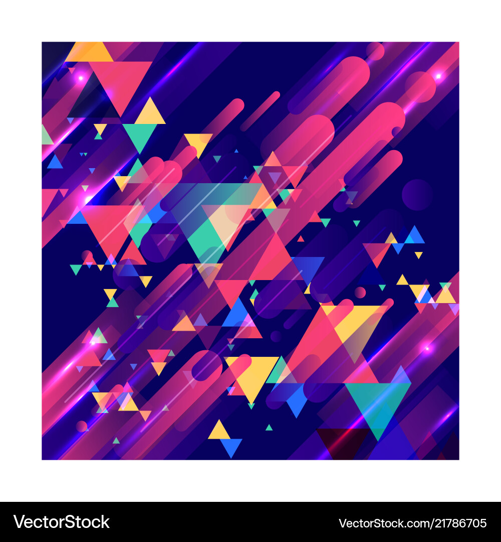 Abstract colorful elements and creative modern Vector Image