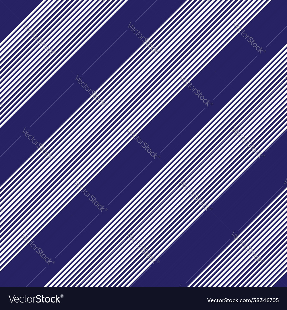 Blue diagonal striped seamless pattern background Vector Image