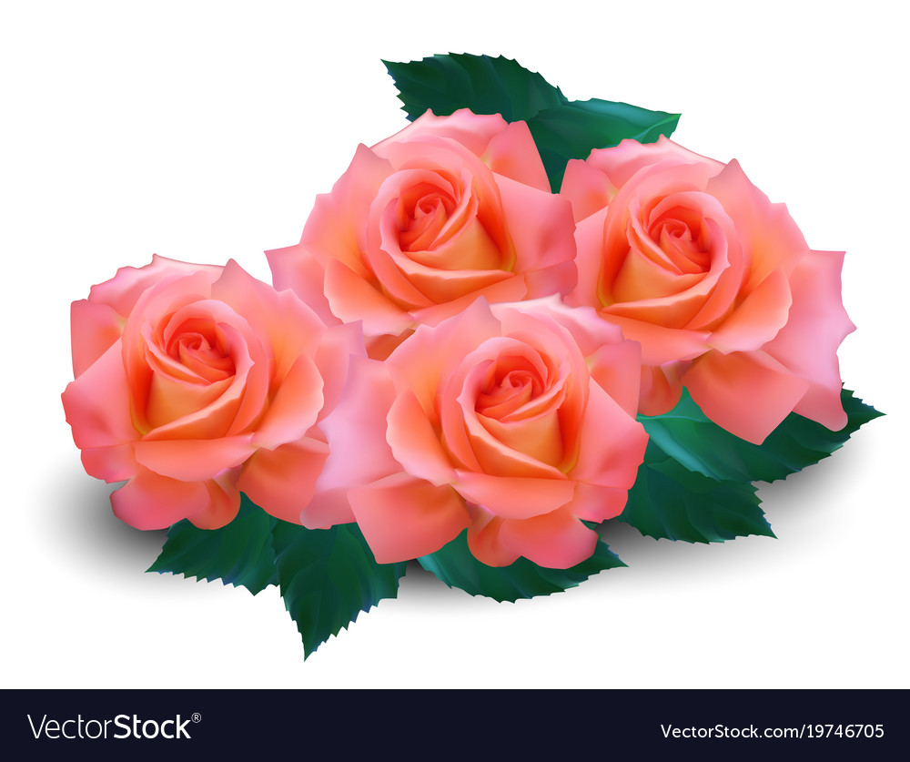 Happy valentines day highly realistic Royalty Free Vector