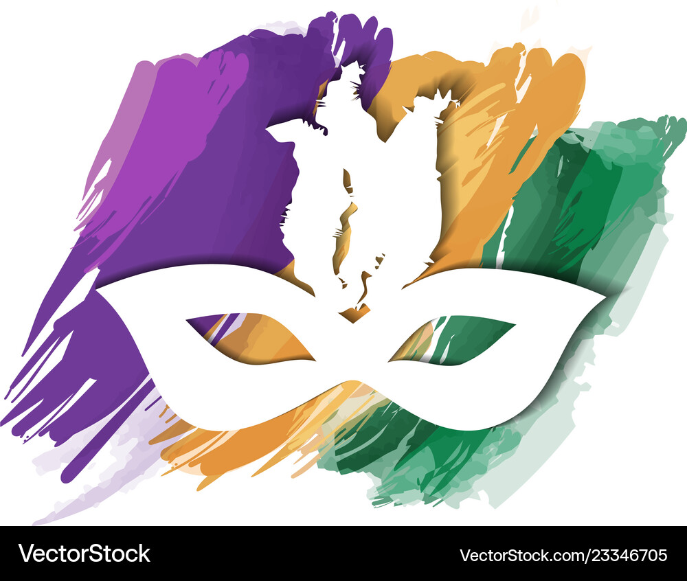 Masquerade party mask carnival isolated Royalty Free Vector