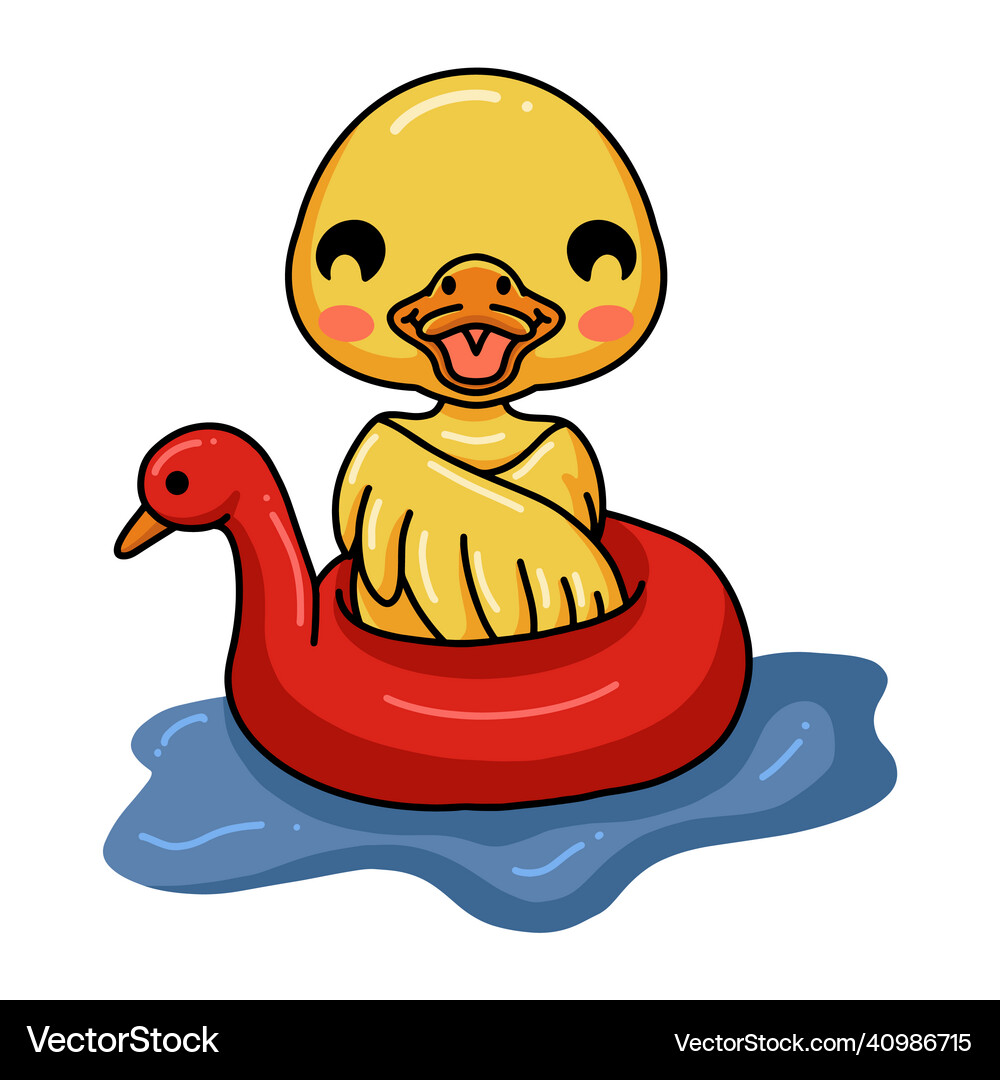Cute Little Duck Cartoon