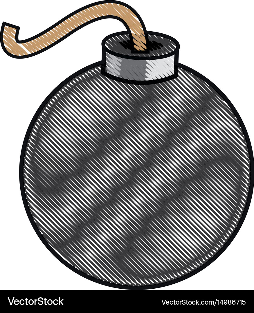 Graffiti bomb urban art creativity design icon Vector Image