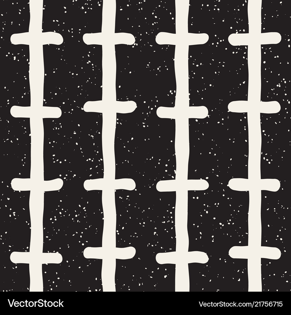 Hand drawn style ethnic rough lines seamless Vector Image