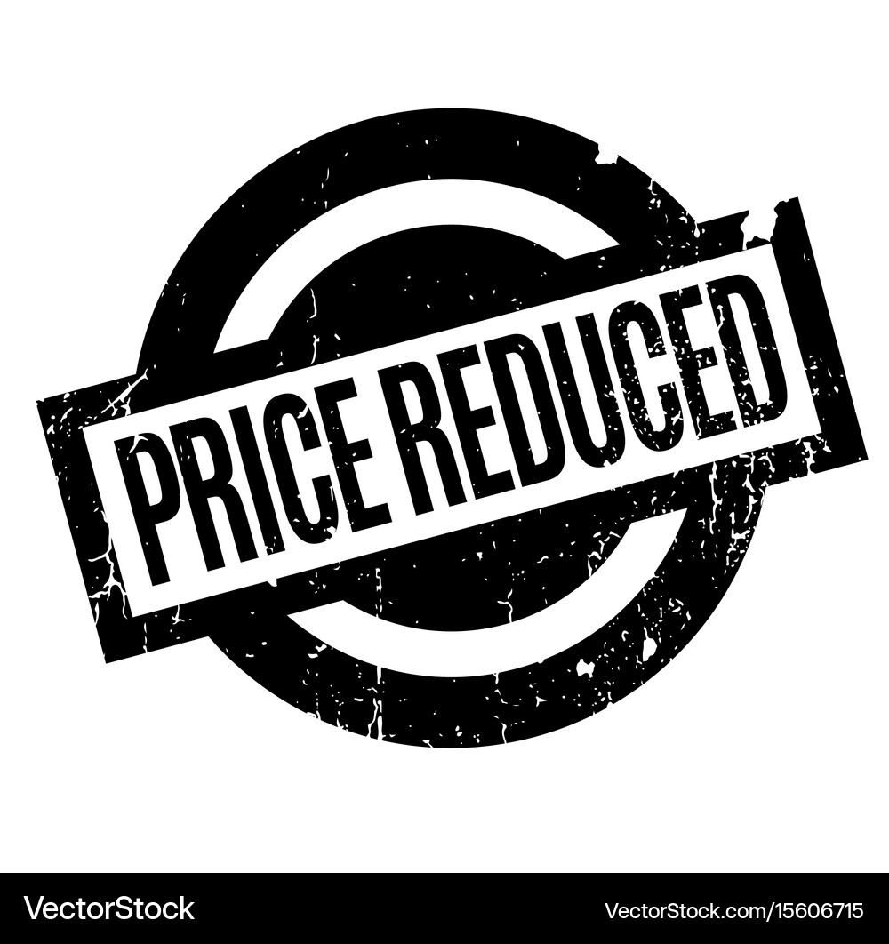 Price reduced rubber stamp Royalty Free Vector Image