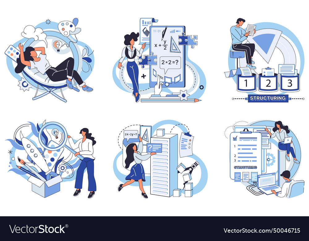 Process optimization the success any business Vector Image