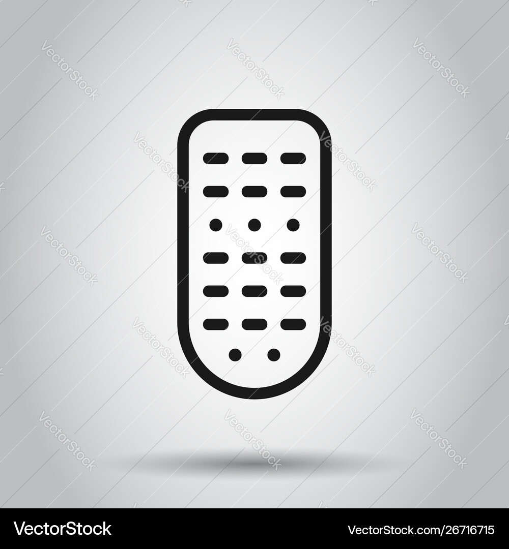 Remote control icon in transparent style infrared Vector Image