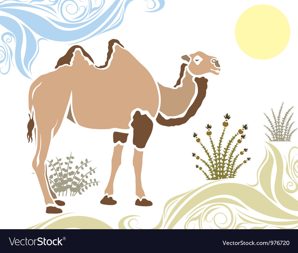 Camel Royalty Free Vector Image - VectorStock