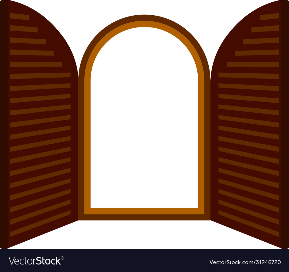 Open window frame Royalty Free Vector Image - VectorStock