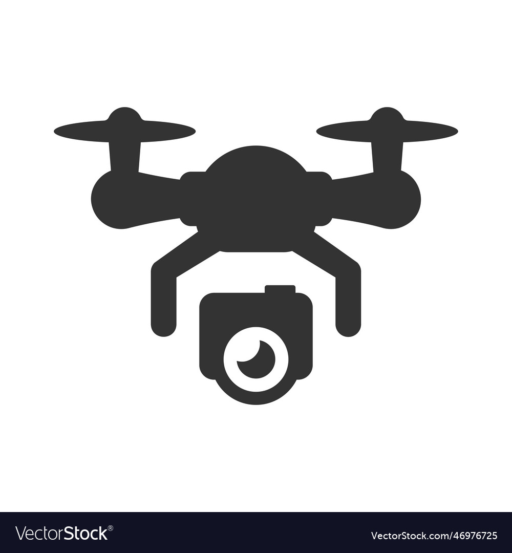 Camera drone icon Royalty Free Vector Image - VectorStock Camera drone icon Royalty Free Vector Image - VectorStock