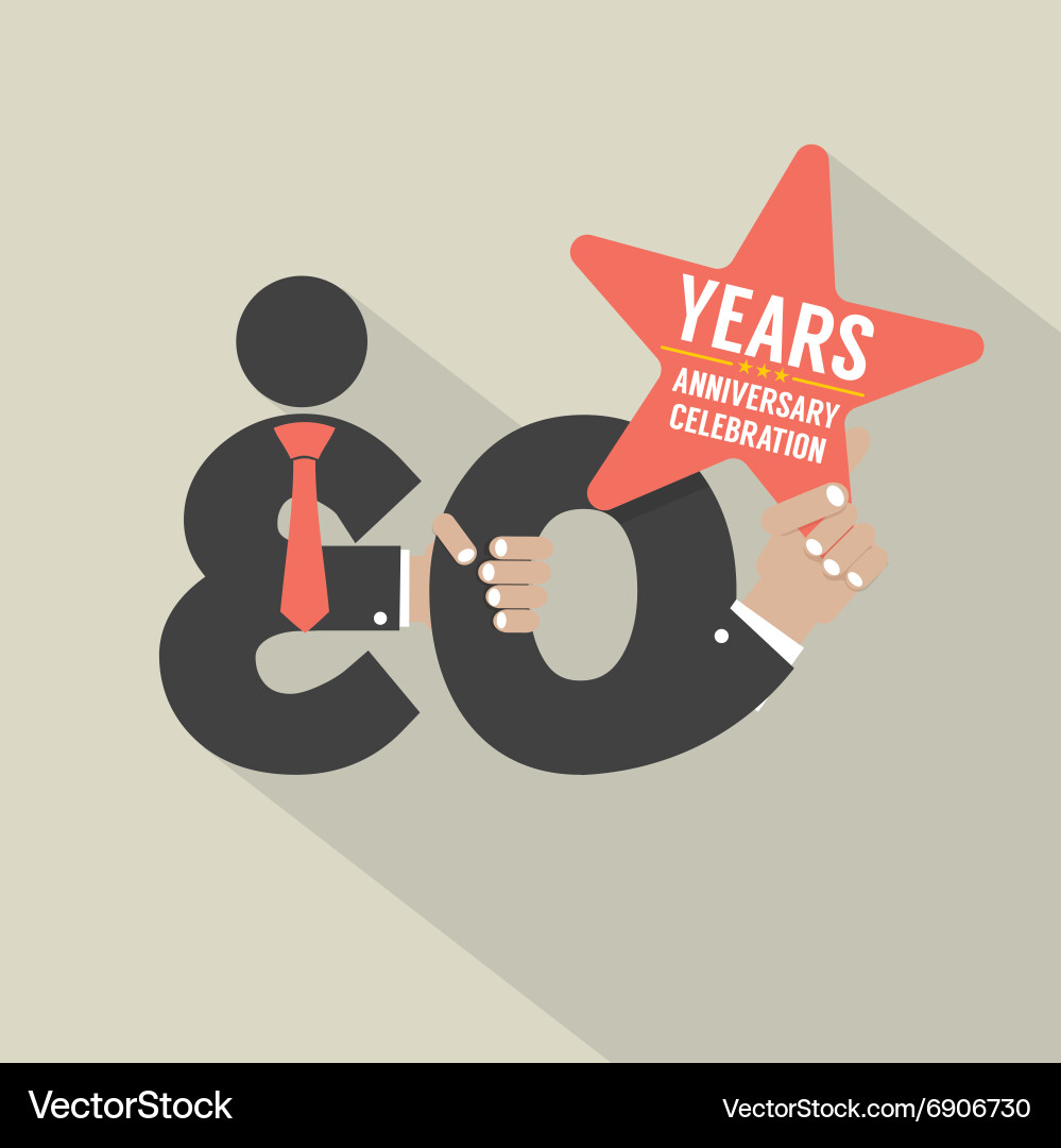 30 years anniversary typography design illu Vector Image