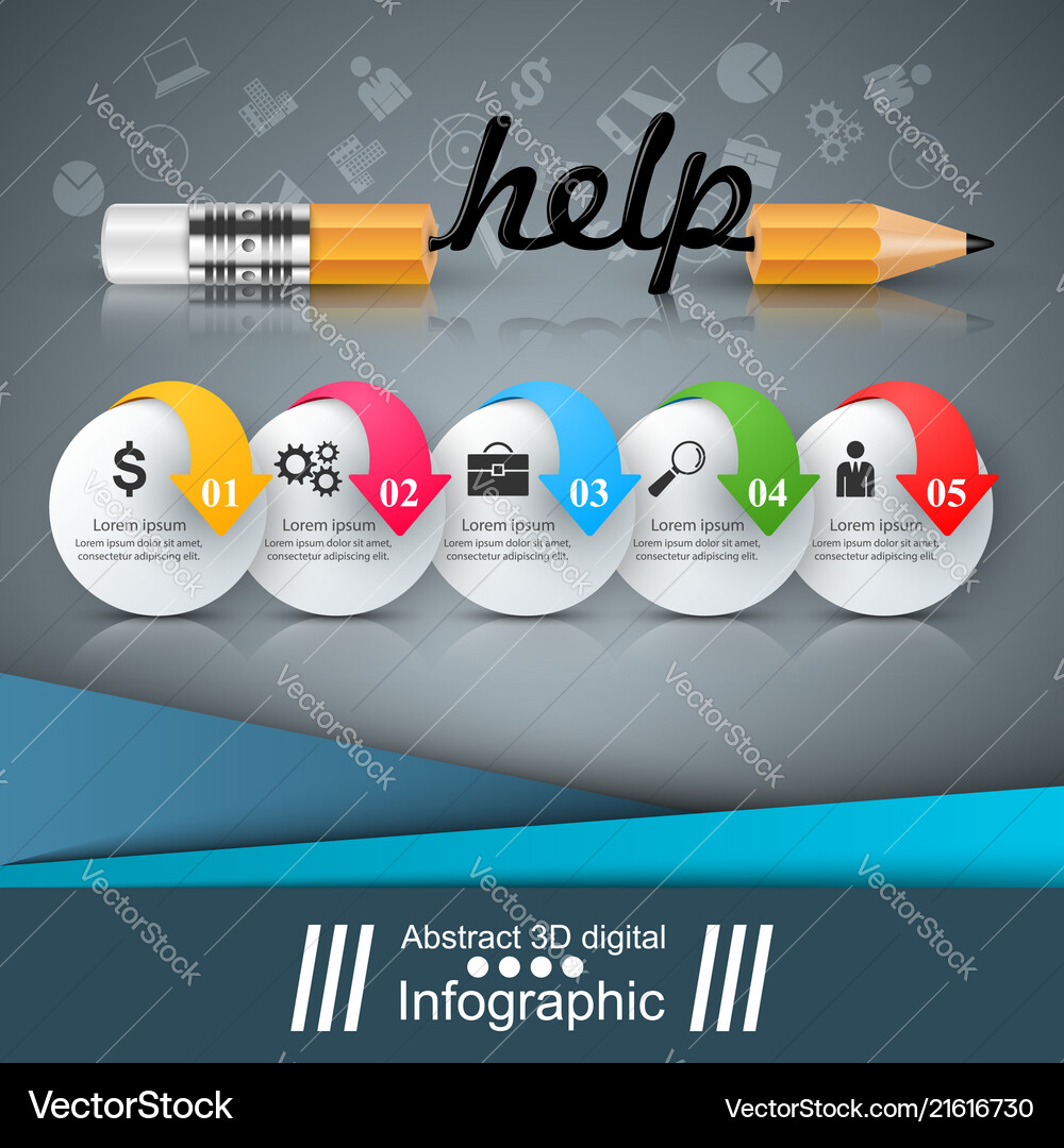 Pencil education help idea icon business Vector Image