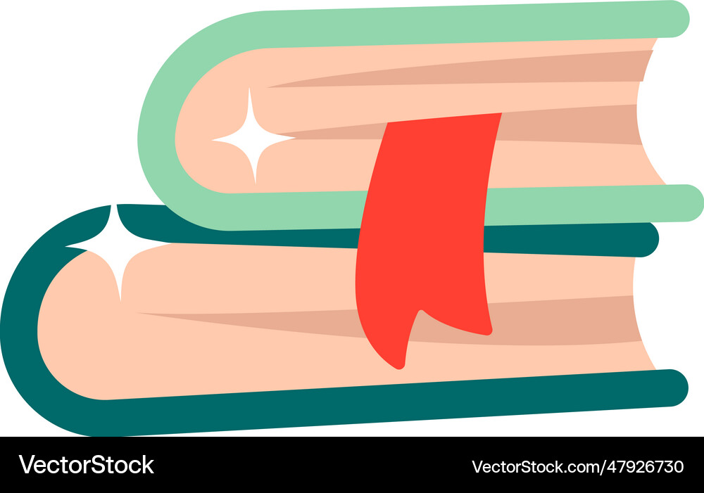 Pile of books Royalty Free Vector Image - VectorStock
