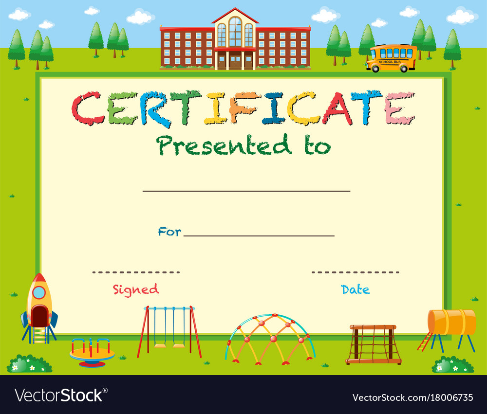 School Certificate Templates Free