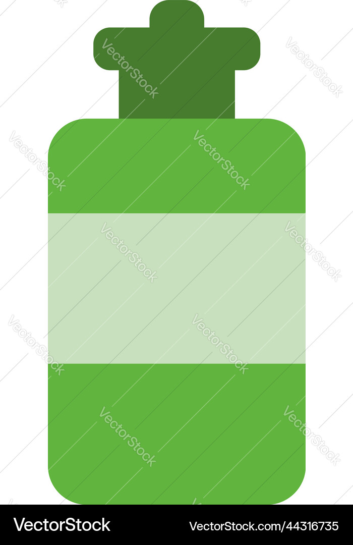 Lifestyle bottle on a white background Royalty Free Vector