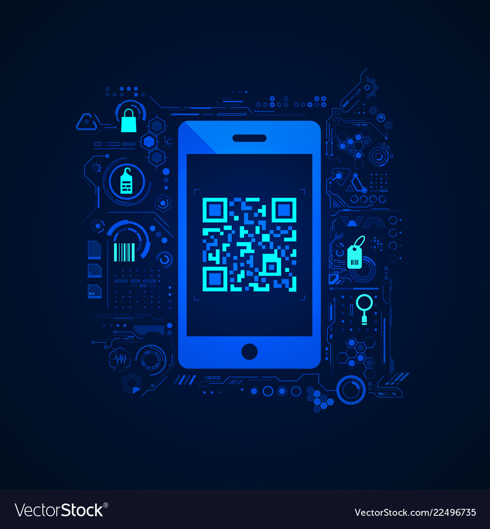 Qr code Royalty Free Vector Image - VectorStock