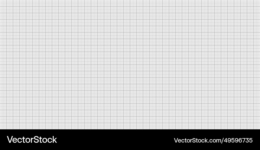 Sheet of graph paper with grid millimeter Vector Image