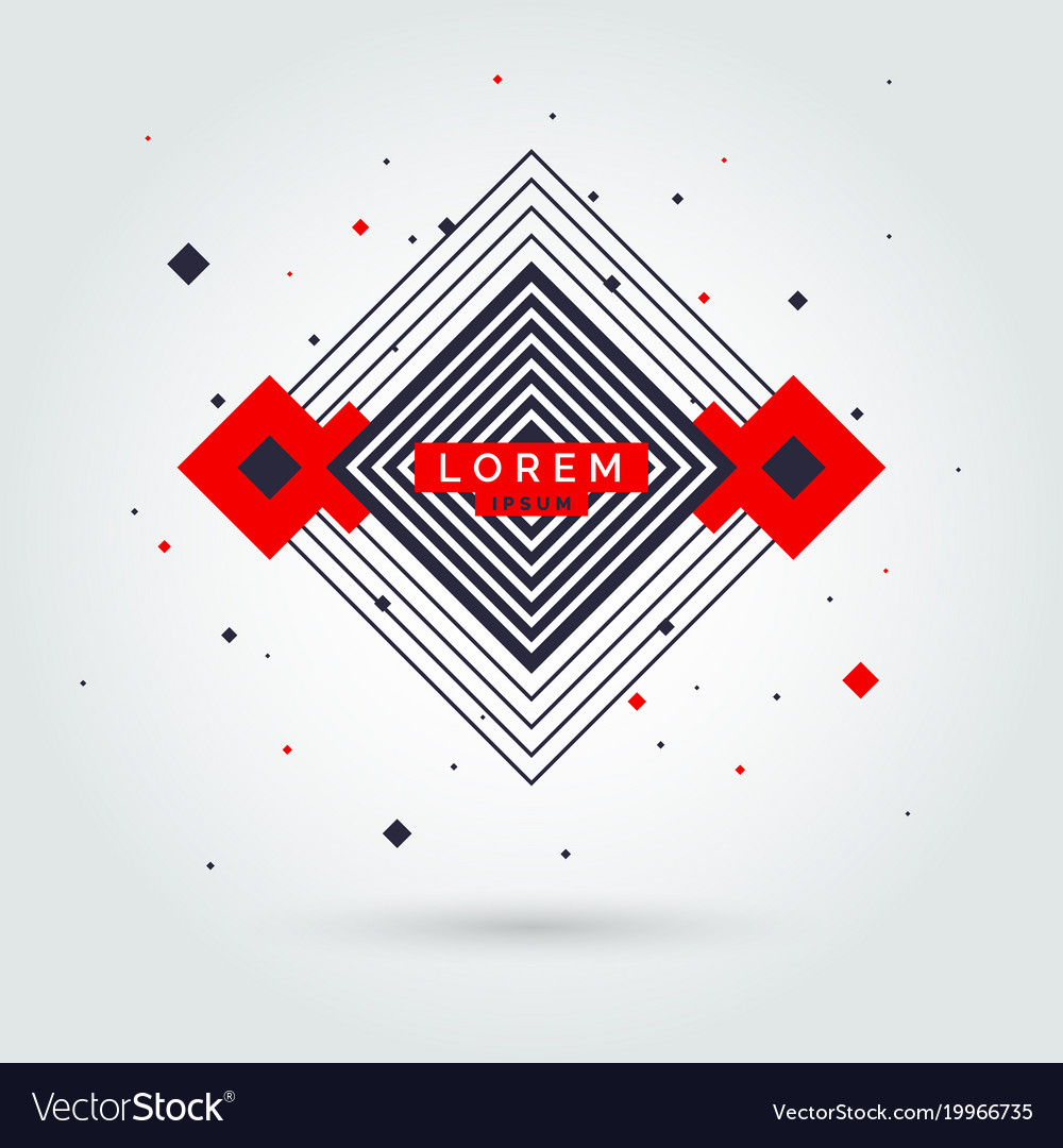 Trendy abstract art geometric background with flat Trendy abstract art geometric background with flat