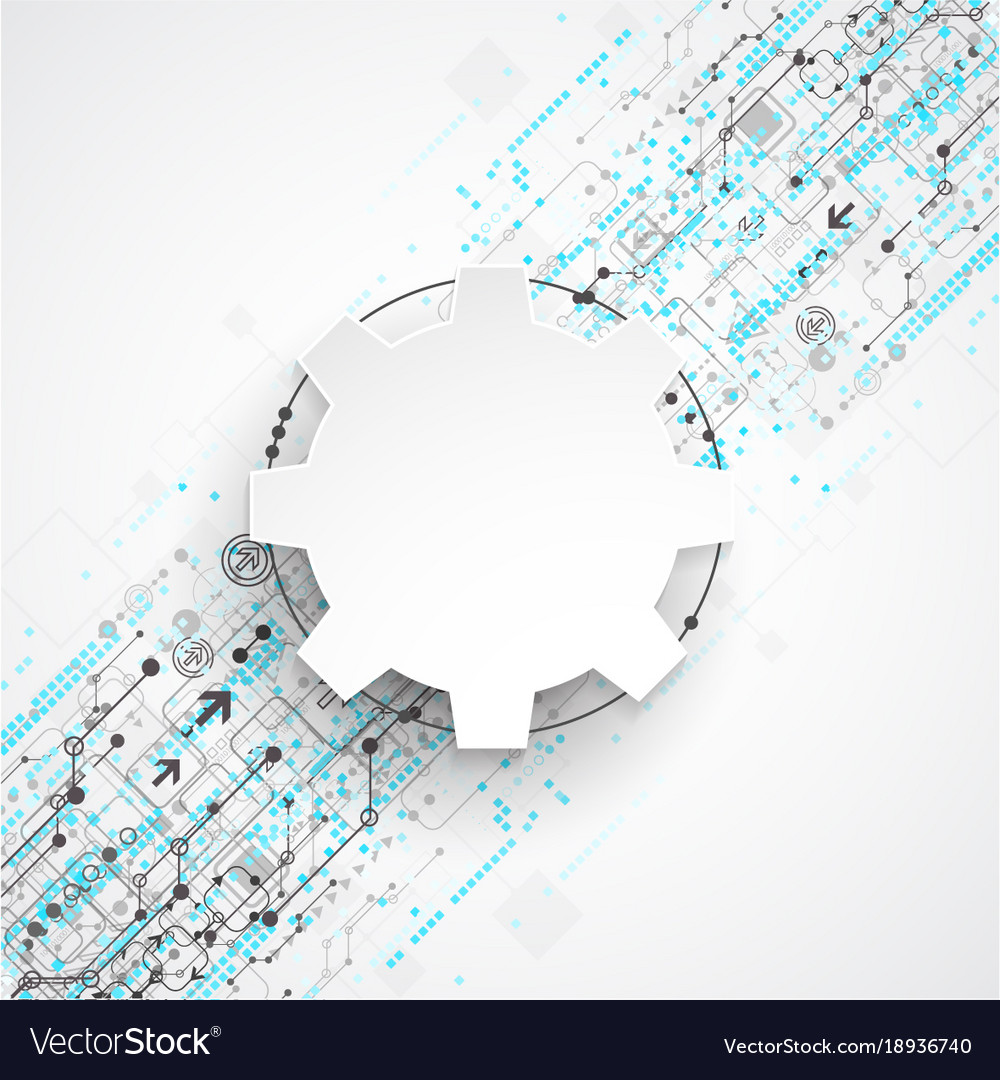 Abstract technological background structure Vector Image
