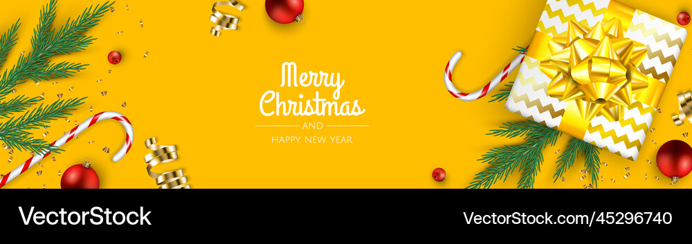 Christmas banner xmas background design Royalty Free Vector