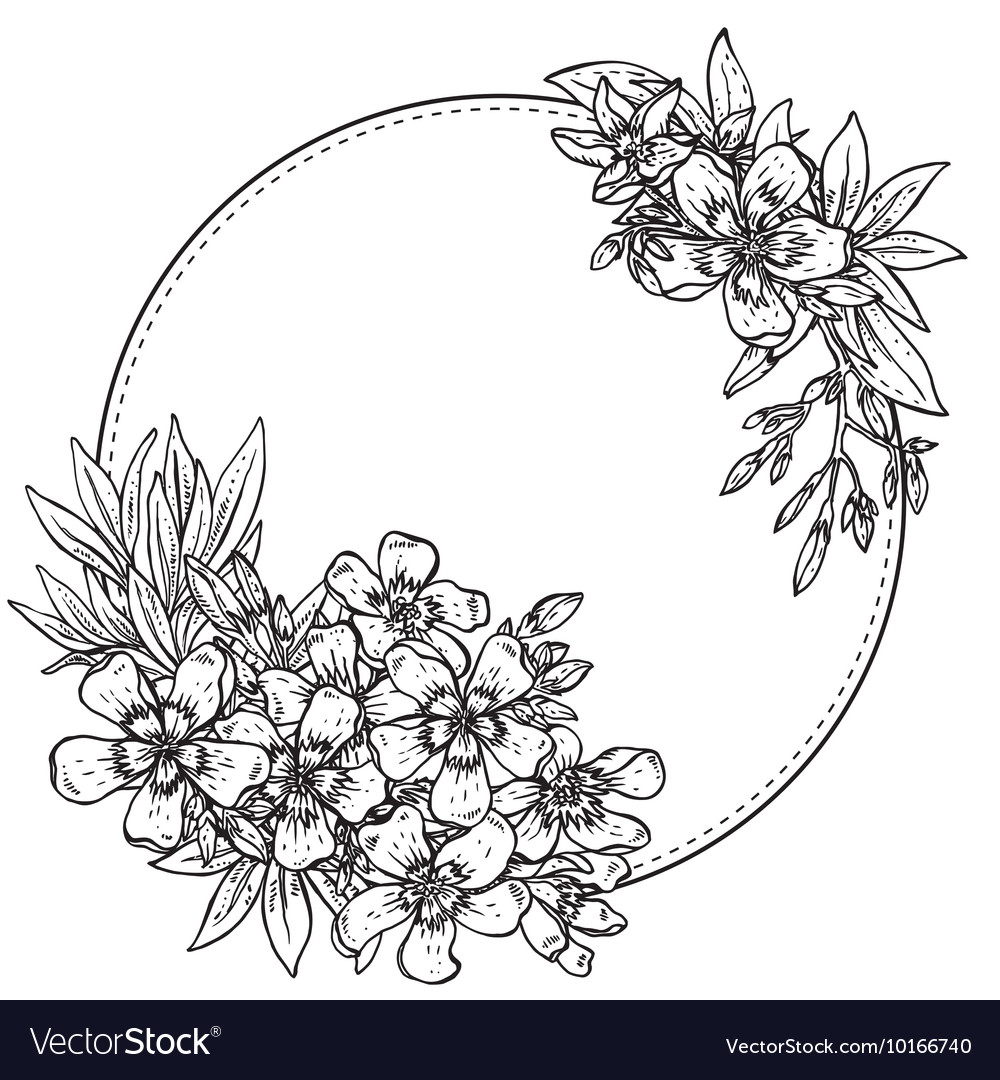 Hand drawn composition Royalty Free Vector Image