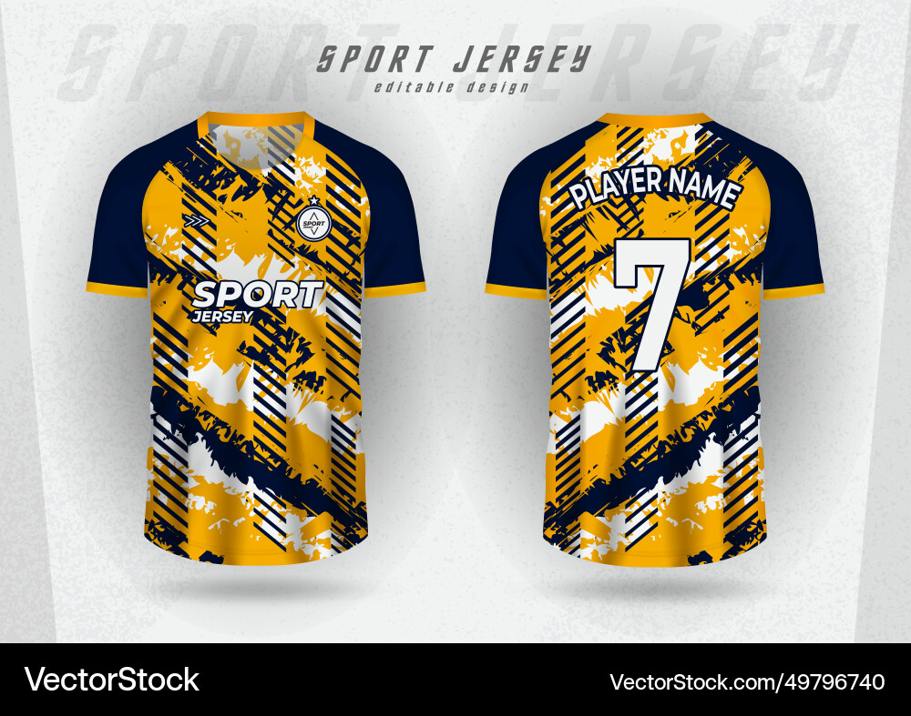 Mockup for sports jerseys Royalty Free Vector Image