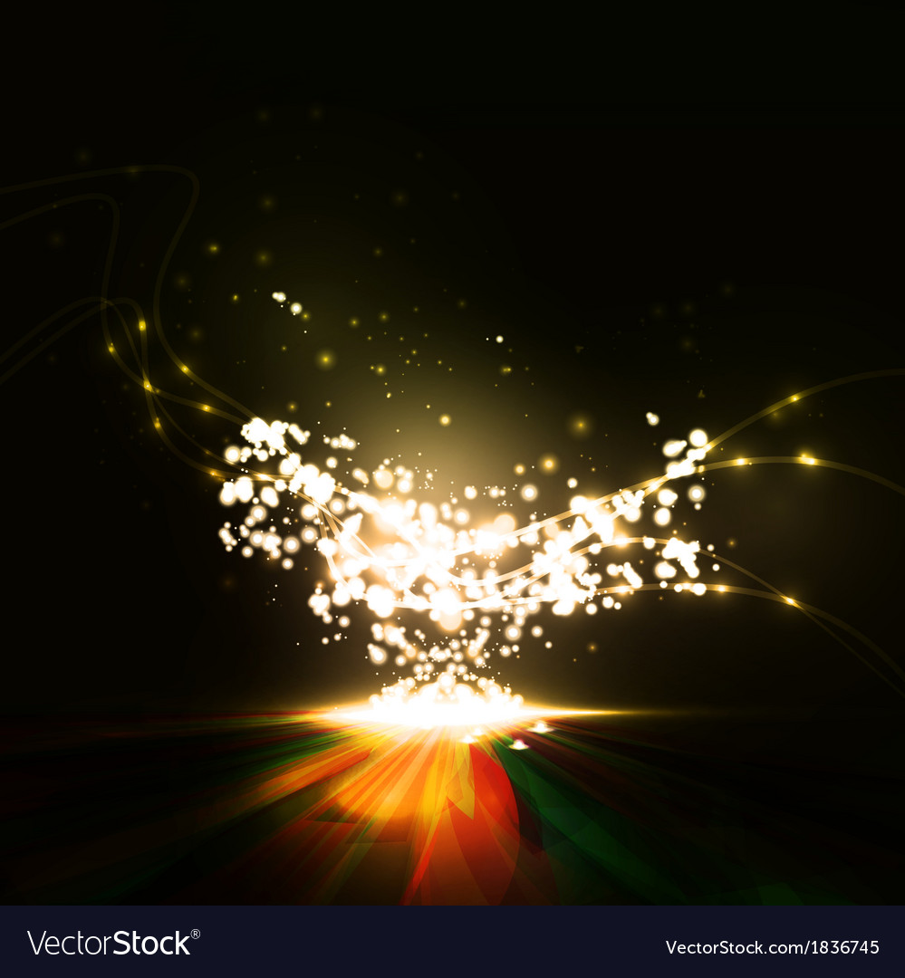 Abstract eps10 creative dynamic element light Vector Image