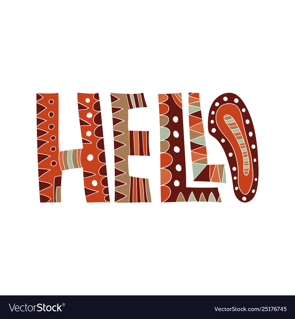 Hello Royalty Free Vector Image - VectorStock