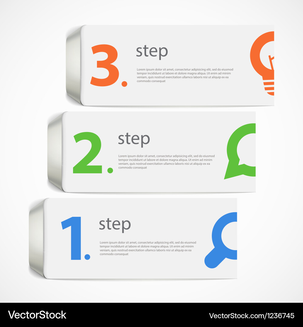Paper page design template with icons and sample t